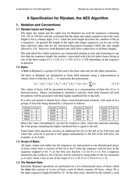 The Aes Algorithm Pdf Field Mathematics Algebra