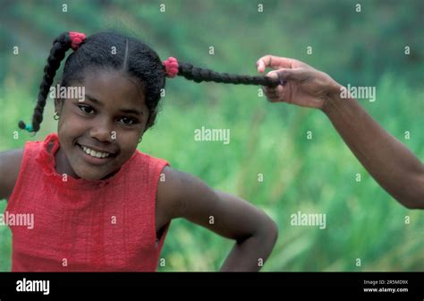 Young Women At The Village Of Fontainhas Near The Town Of Ponta Do Sol