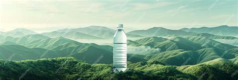 Premium Photo Advertising Design Of A Drinking Water Bottle With White Label Stands And