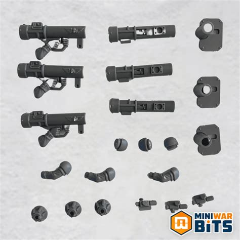Cadian Heavy Weapon Mortar Bits Miniwar Bits