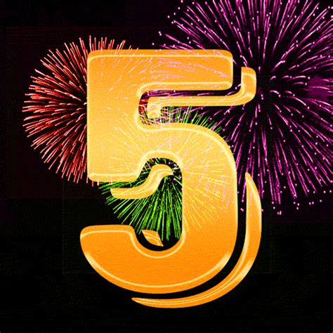 High Energy Animated Number 5 S Good For Birthdays And High Fives