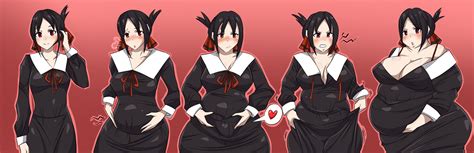 Kaguya Shinomiya Weight Gain Commission By Assthethick On Deviantart