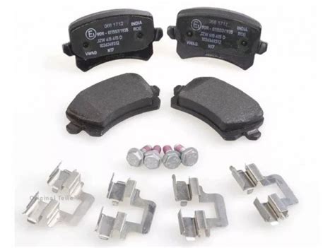 Juego 4 Pastillas Freno Eco Traseras Original Vw Transporter T5 T6 T7