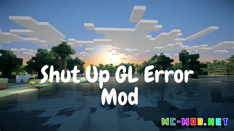 Shut Up Gl Error Mod 1202 1201 Mc Modnet
