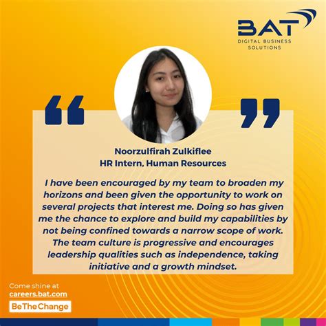 Jashwini Karunaharan On Linkedin Interning At British American Tobacco Has Been An Exhilarating