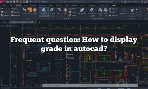 Frequent Question How To Display Grade In Autocad Caddikt