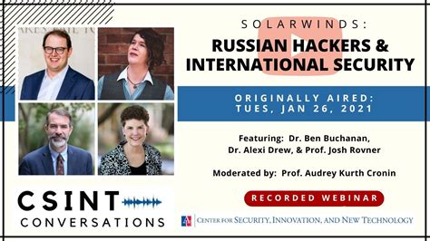 Csint Conversations American University Washington Dc