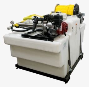 Space Saver 300 Gallon Tank With Titan Reel And Lesco Metal Lathe Hd