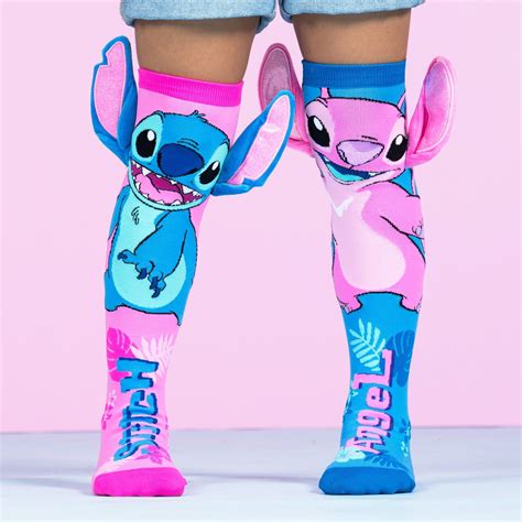 Stitch Socks Crazy Socks Stitch Disney Stitch And Angel