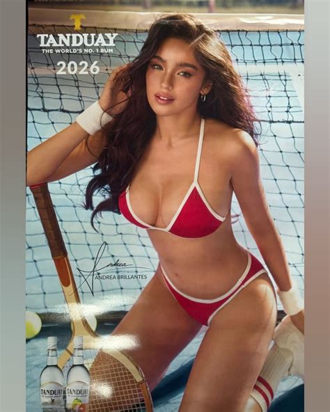 Francia Andrea Brillantes Is The Official Tanduay Calendar Girl For