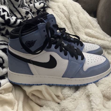 University Blue Air Jordan 1 Size 85 In 2024 Nike Shoes Women Fashion Cute Nike Shoes Nike