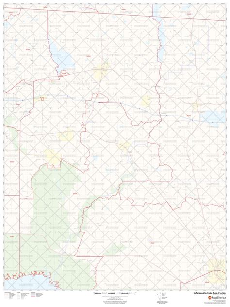 Jefferson County Florida Zip Codes Mapsofworld