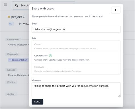 Sharing Projects Nmrxiv