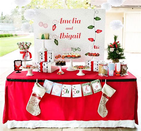 Christmas Themed Birthday Decorations At Beulah Insley Blog