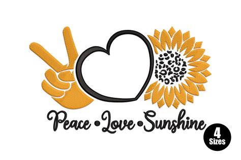Peace Love Sunshine · Creative Fabrica
