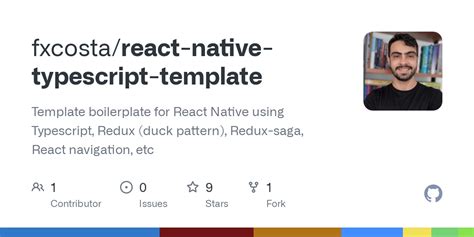 Github Fxcostareact Native Typescript Template Template Boilerplate