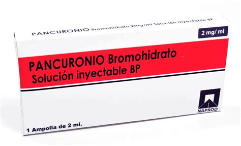 Pancuronio 2 Mg Ml Solución Inyectable Bp Unimark S A