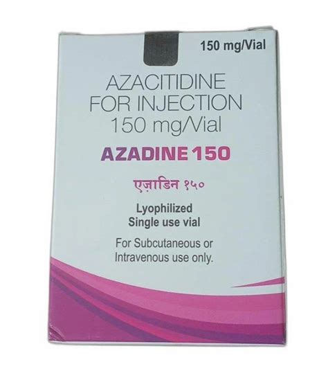 Azacitidine 150mg Azadine 150mg Injection At ₹ 9000vial Azadine Vial