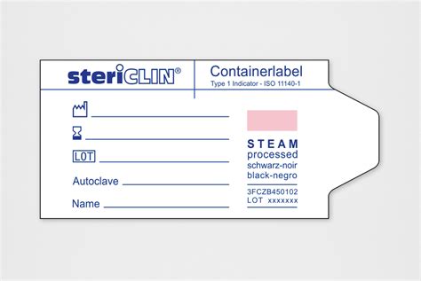 Stericlin® Stericlin® Container Labels