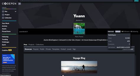 Github Ceairen Codepen View Counter Count Your Profile Views In Codepen