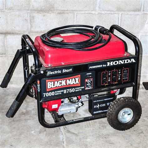Honda Black Max 7000 Watt Generator Ebth