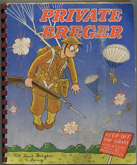 Private Breger His Adventures In An Army Camp By Breger Dave Good Softcover 1942 Between