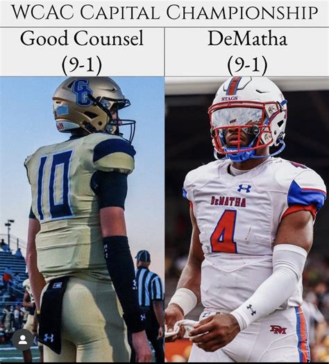 Wcac Football Playoffs The Dematha Stagline