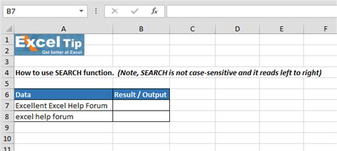 FIND VS SEARCH Function In Microsoft Excel
