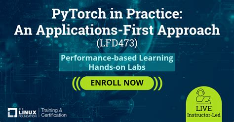 Pytorch In Practice An Applications First Approach Lfd473 Linux