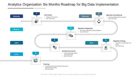 Analytics Organization Six Months Roadmap For Big Data Implementation