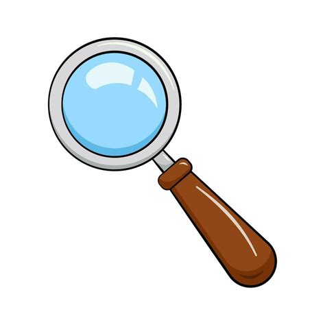 Magnifying Glass Cartoon 25377398 Vector Art At Vecteezy