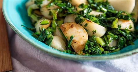 Sautéed Japanese Hakurei Turnips With Turnip Greens Punchfork