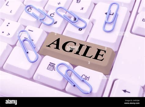 Sign Displaying Agile Business Idea Particular Approach To Project Management That Is Utilized