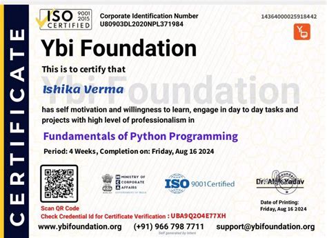 ishika verma on linkedin certification professionalgrowth