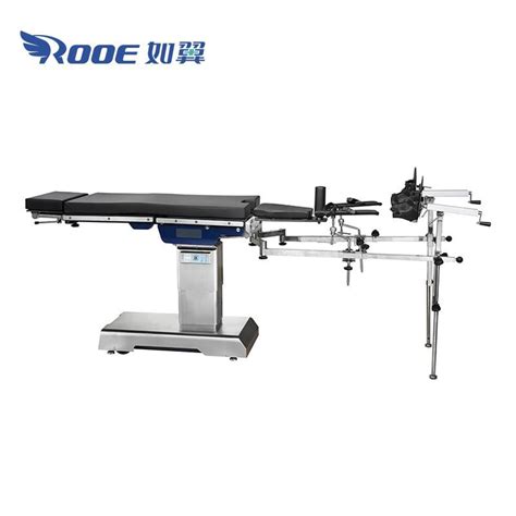 Multipurpose Operating Room Bed With Dual Purpose Leg Plate