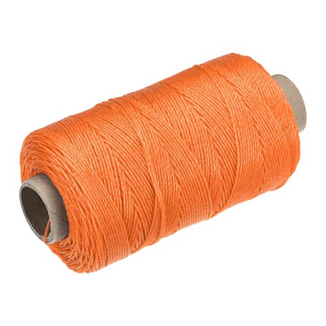 Torcida Albañil Línea Nylon Cordel Cuerda Cordón Naranja 100m109
