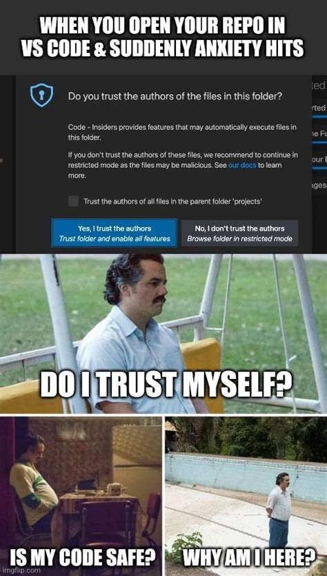 Revaz Ghambarashvili On Linkedin Meme Vscode Anxiety