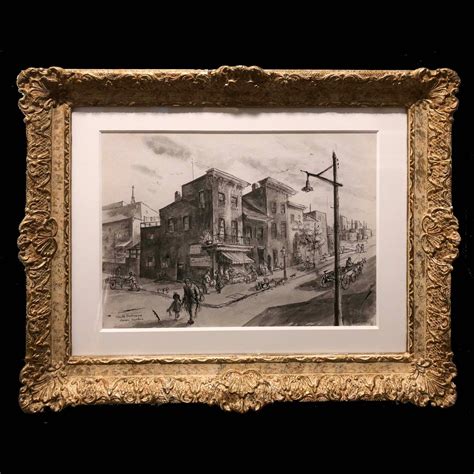 Aaron Sopher American 1905 1972 South Baltimore Ca 1930 Pen And Ink And Inkwash On Paper