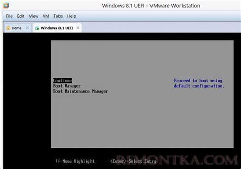 Windows 81 в режиме Uefi на Vmware Workstation РЕМОНТКА