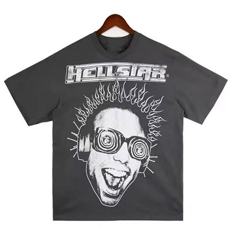 Hellstar Camiseta De Algodón Para Hombre Y Mujer Ropa Retro De