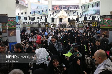 Mehr News Agency Multitude Of Arbaeen Pilgrims At Khosrawi Border