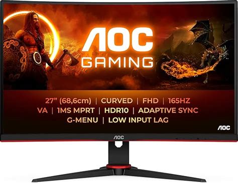 AOC Gaming C G E Inch FHD Curved Monitor Hz VA Ms Low Input Lag R Curved G