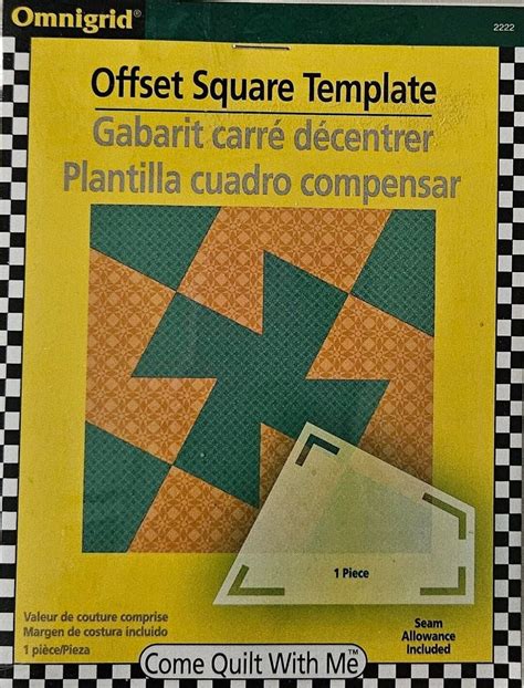 Template Offset Square Template Sewing Template Etsy