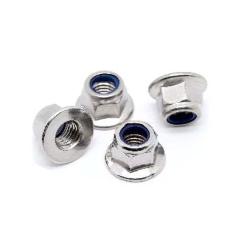Silver Din 6926 Flange Nylock Nut At Best Price In Mumbai Payoma