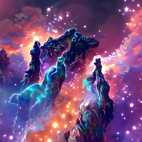 Some Space Themed Ai Art I Have Been Doing “pillars Of Creation I