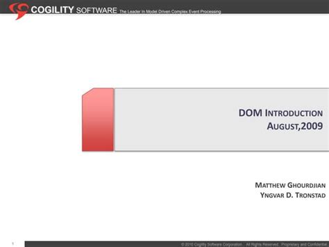 dom introduction website v1 0 ppt