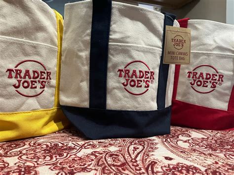 Trader Joes Pastel Mini Canvas Totes Launching April 7 2025