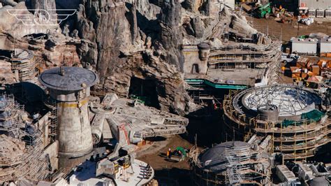 Star Wars Galaxys Edge At Disneyland Drone Video Aerial Photos