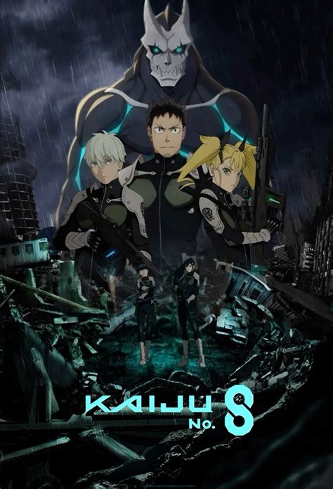 Fan Made Kaiju No 8 Poster Anime Kaiju Manga Art