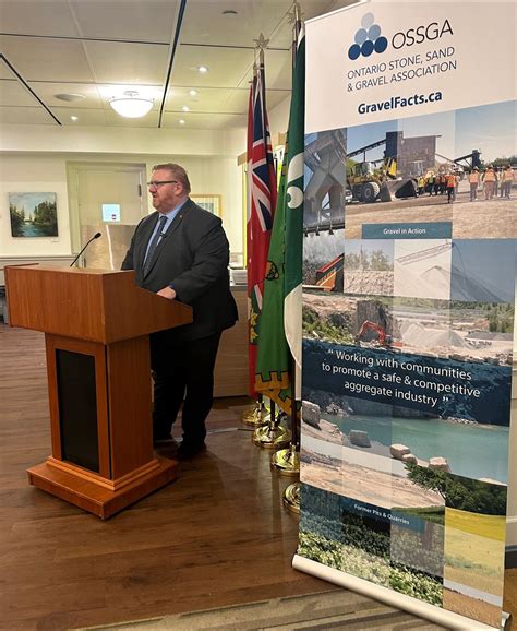 Graydon Smith On Linkedin It Was An Honour To Speak At Ontario Stone Sand And Gravel Associations…